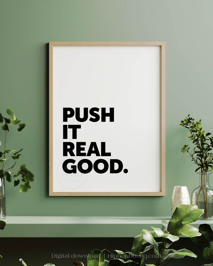 Motivational Workout Room Signs Bundle – HiphopBoutiq