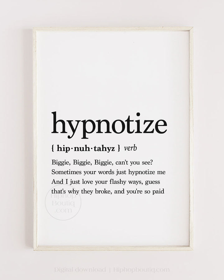 Hip Hop Definition Printables | HiphopBoutiq