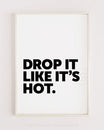 Drop It Like It's Hot Bathroom Sign – HiphopBoutiq