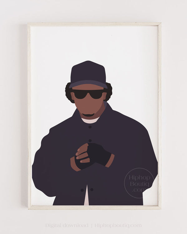 90s Rapper Poster Printable – HiphopBoutiq